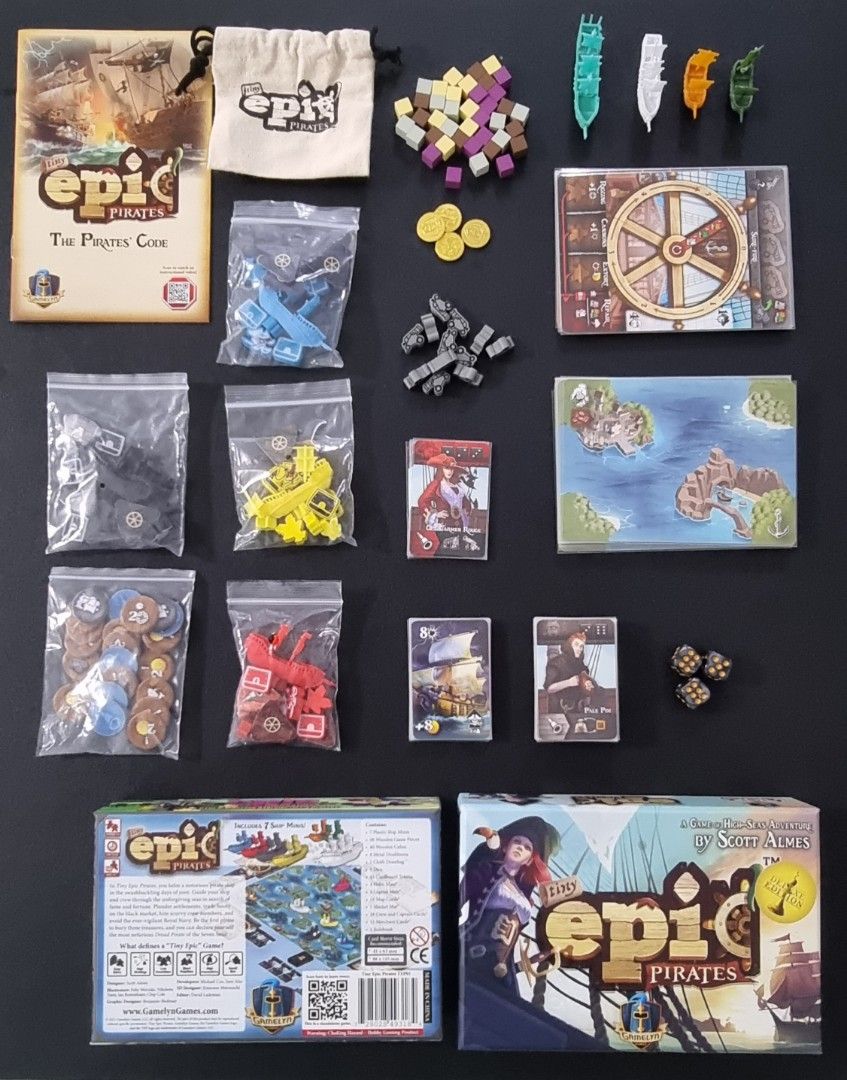 Tiny Epic Pirate (Deluxe Edition) boardgame, Hobbies & Toys, Toys ...