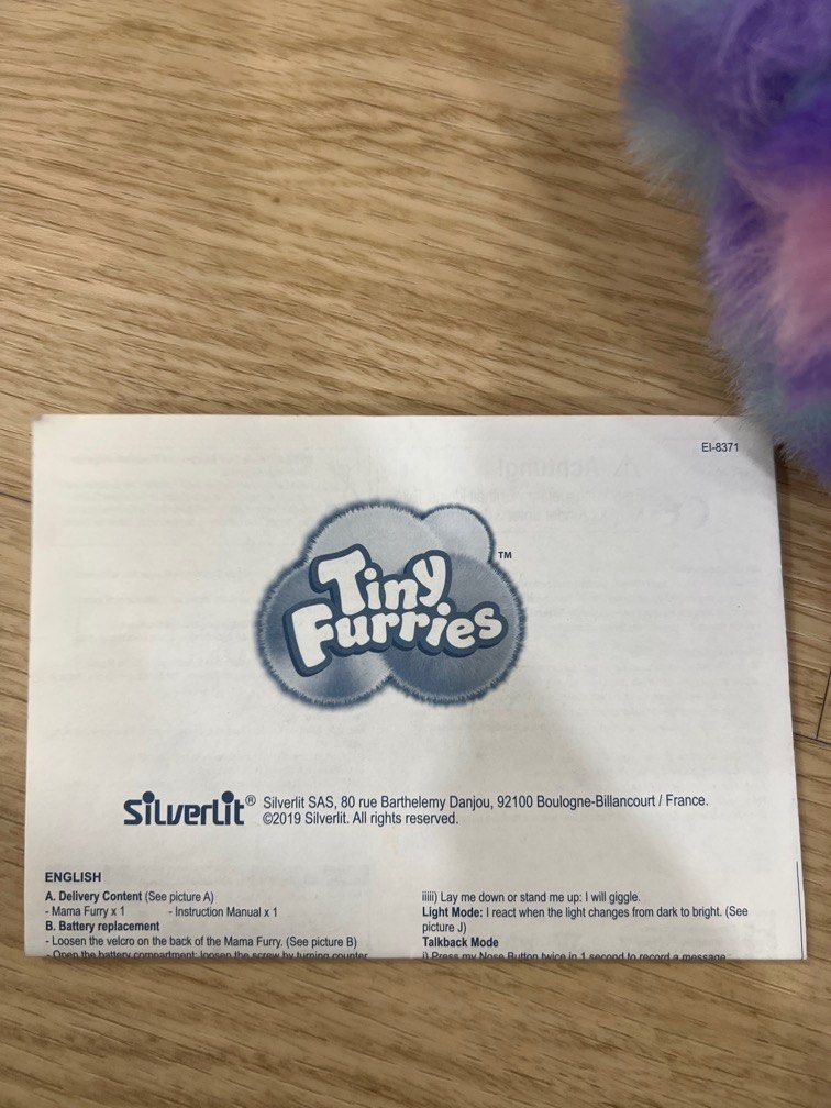 Tiny Furries - Mama Furry, Hobbies & Toys, Toys & Games on Carousell