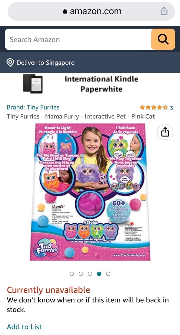 Tiny Furries - Mama Furry, Hobbies & Toys, Toys & Games on Carousell