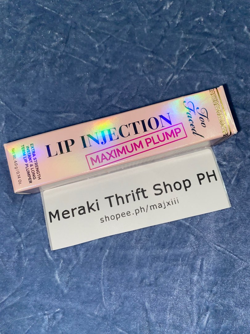 Too Faced Lip Injection Maximum Plump Full Size, Beauty & Personal Care ...