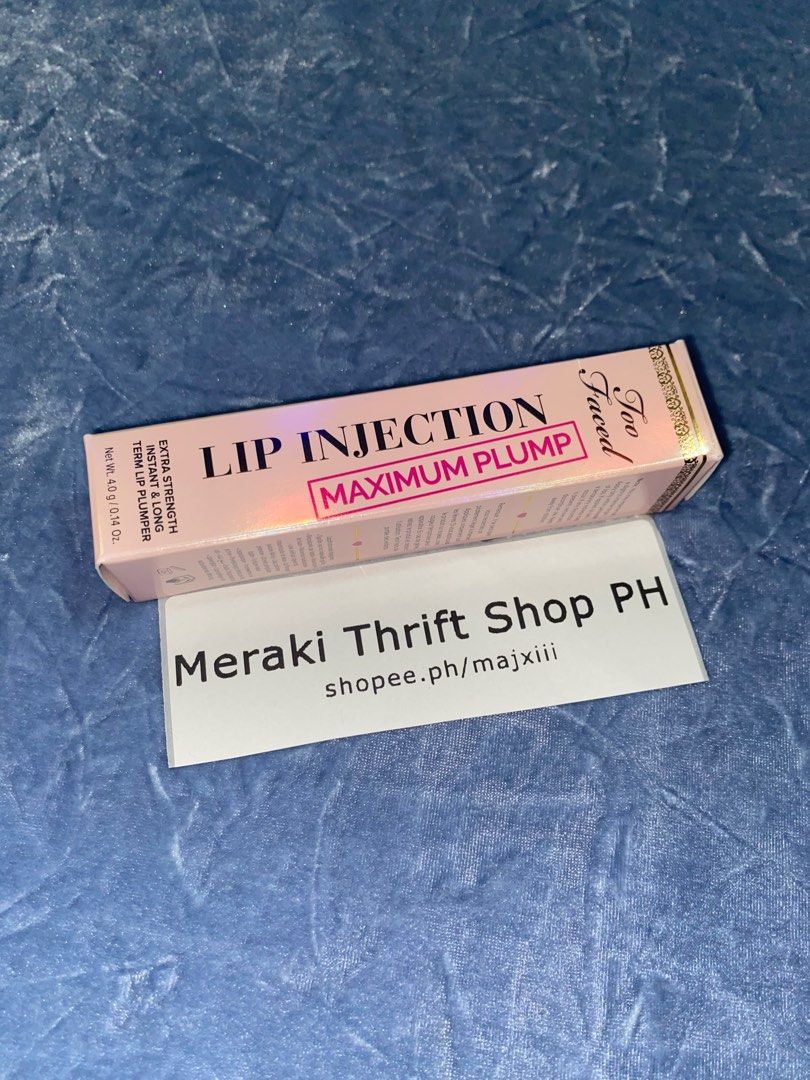 Too Faced Lip Injection Maximum Plump Full Size, Beauty & Personal Care ...