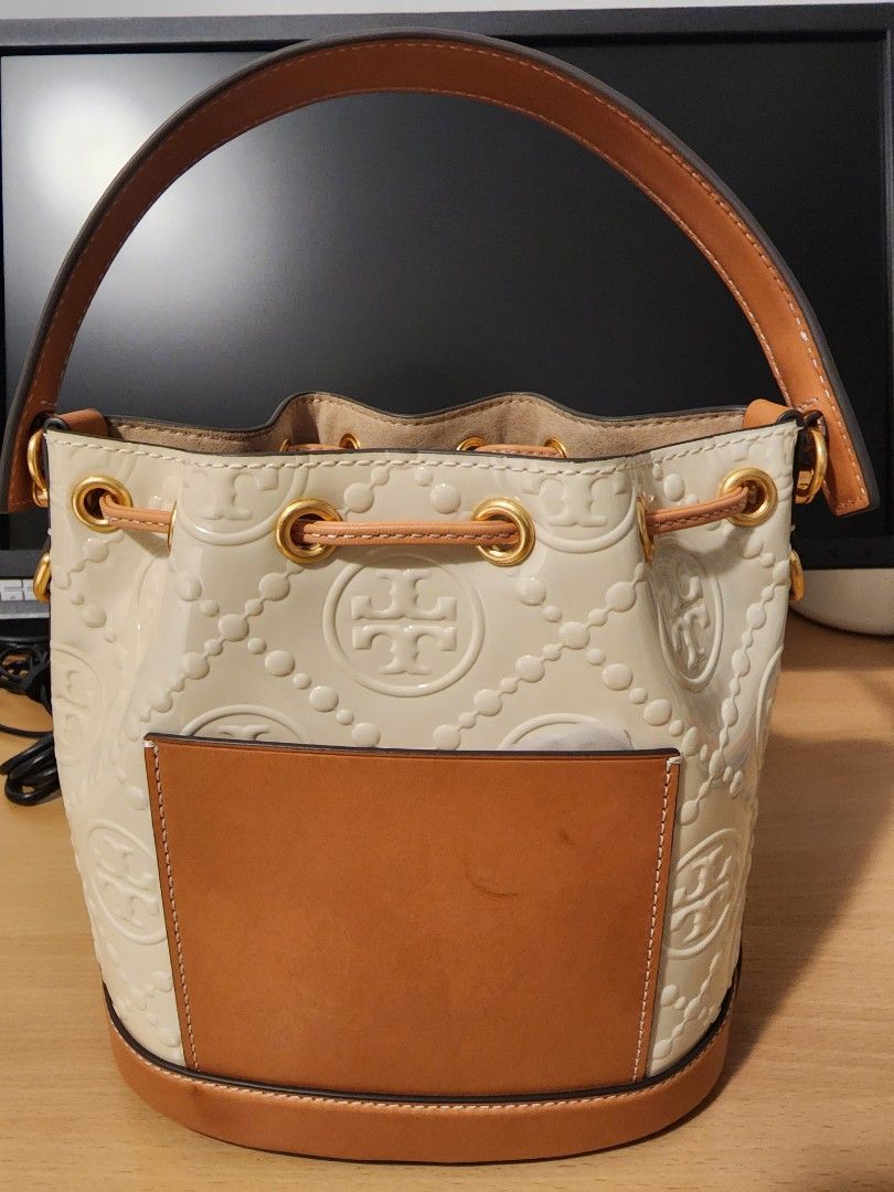 Tory Burch Bucket Bag, Luxury, Bags & Wallets on Carousell