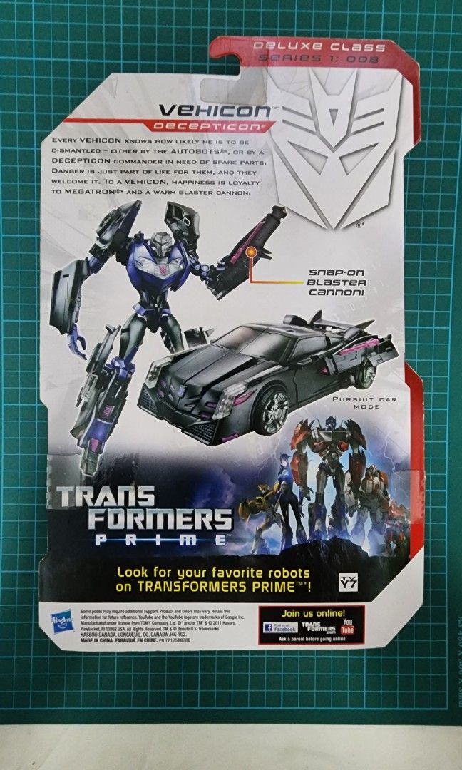 Transformers Prime - VEHICON, Hobbies & Toys, Toys & Games on Carousell