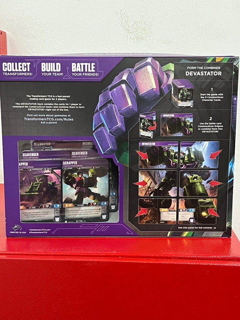 Transformers Trading Card Game Devastator Pack, Hobbies & Toys, Toys ...