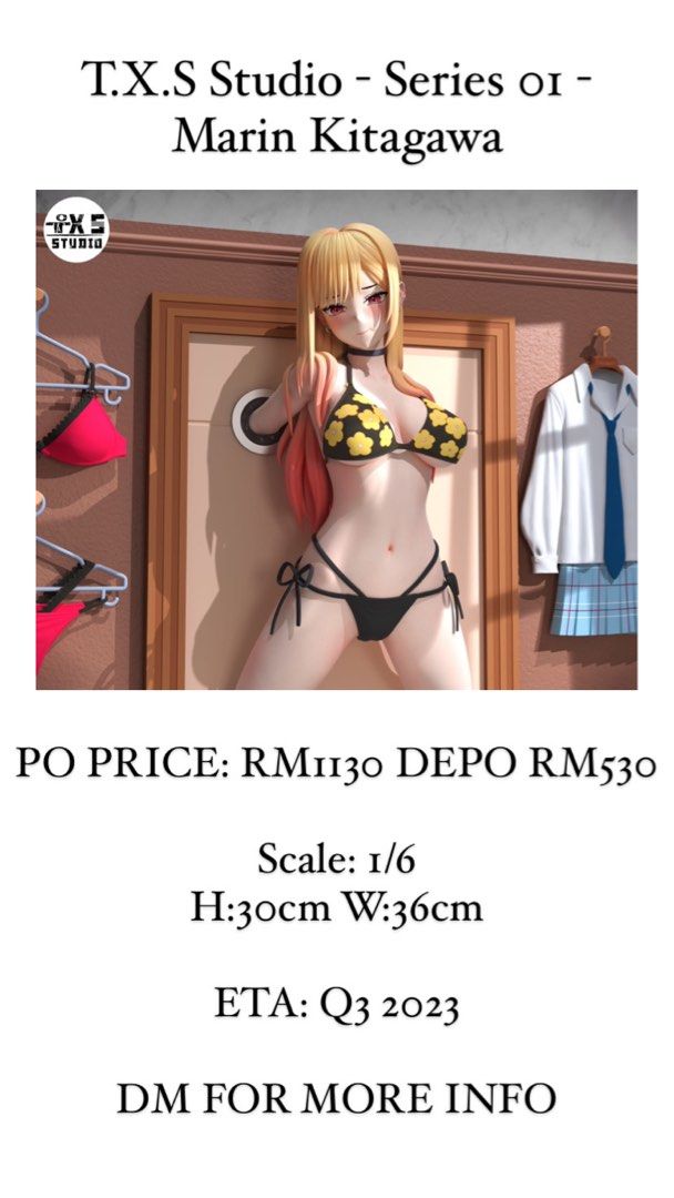 T.X.S Studio - Series 01 - Marin Kitagawa, Hobbies & Toys, Toys & Games on Carousell