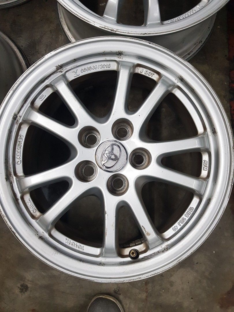 Used Original 15" Toyota Prius Rims Only, Car Accessories, Tyres & Rims ...