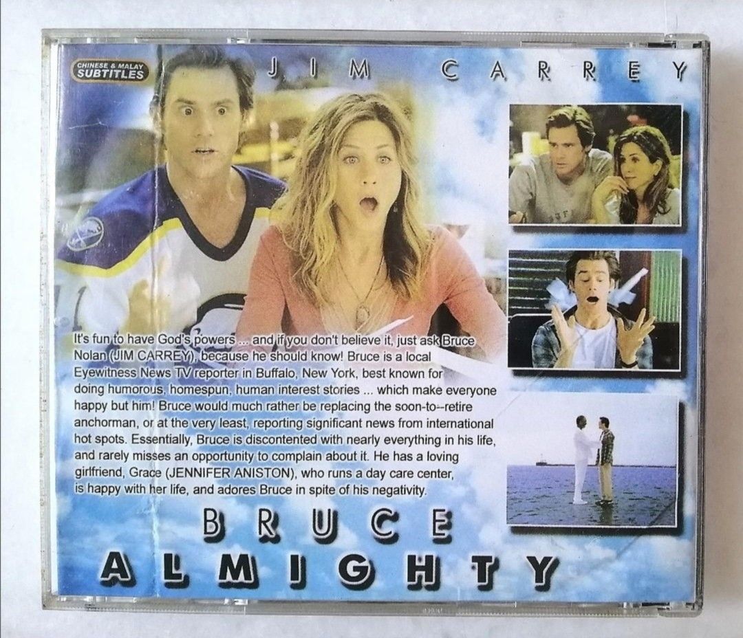 VCD - BRUCE ALMIGHTY JIM CARREY ( 2003, Hobbies & Toys, Music & Media ...
