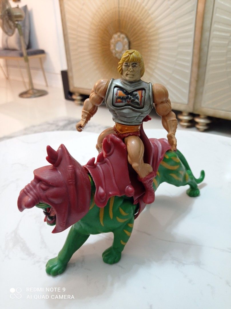 Very rare and hard to find He-man Battlecat action figures, Hobbies ...