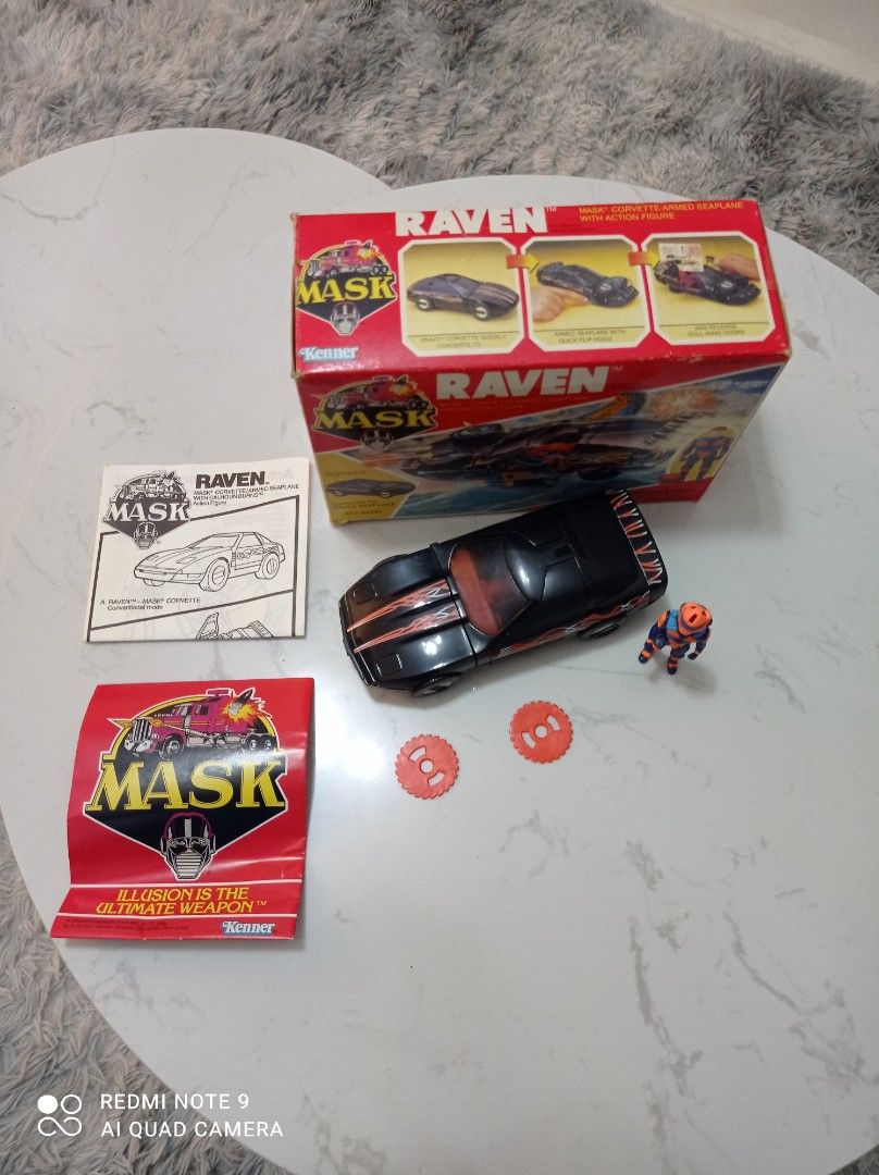 Very rare and hard to find Mask Raven vintage toy from the 1980s ...