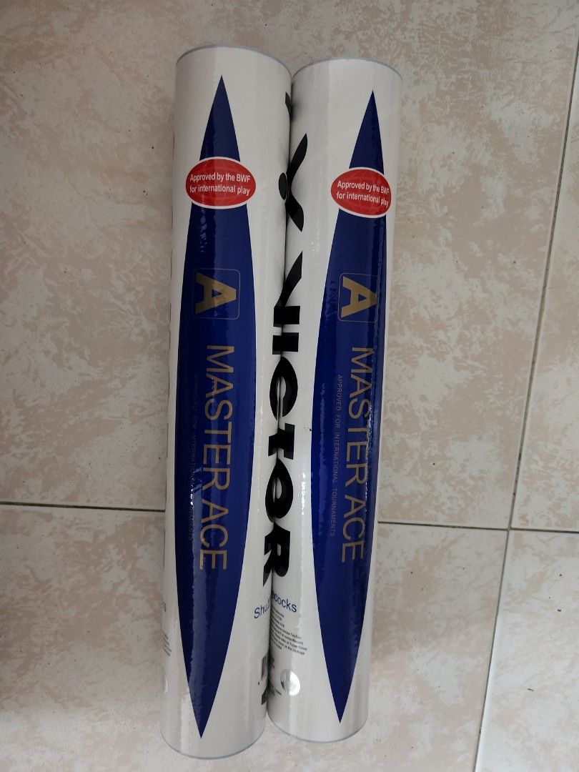 Victor Master Ace shuttlecocks, Sports Equipment, Sports & Games ...