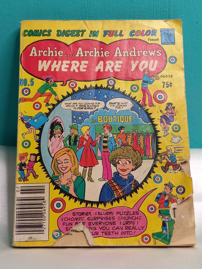 Vintage Archie....Archie Andrews Where Are You Comics Digest No. 5 Feb ...