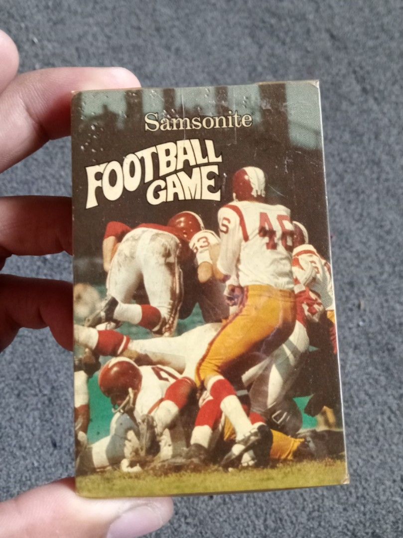 Vintage samsonite football game card, Hobbies & Toys, Toys & Games on ...