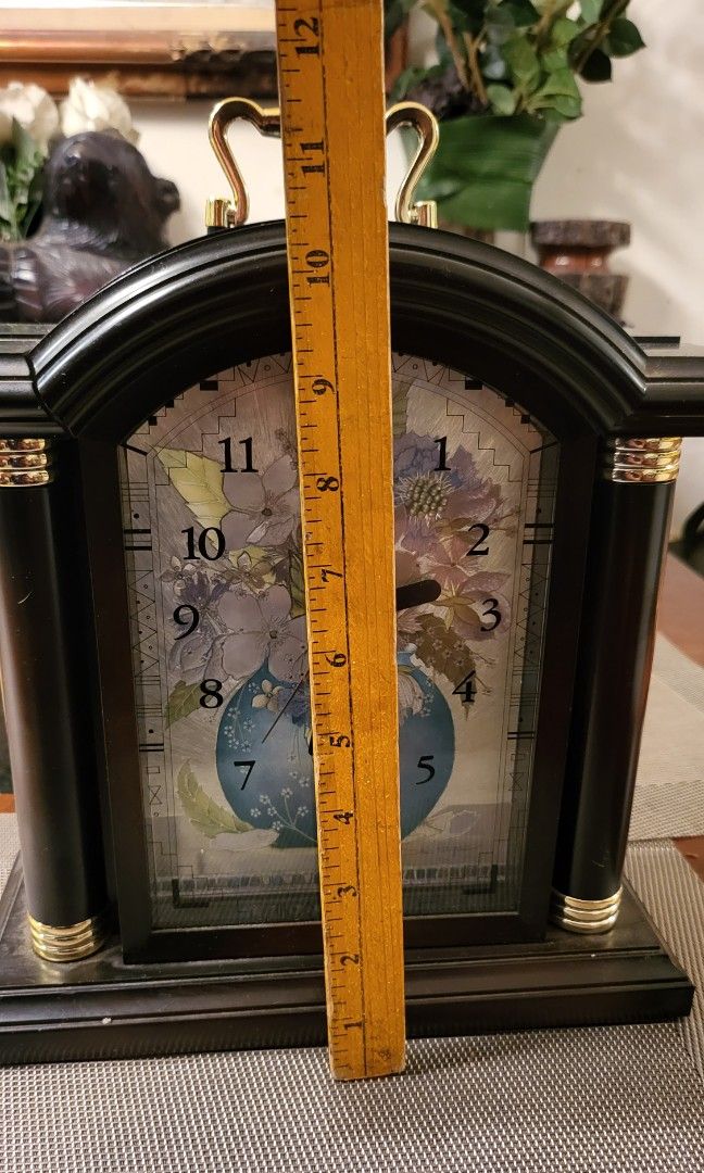 Vintage secret key holder table clock plastic, Furniture & Home Living ...