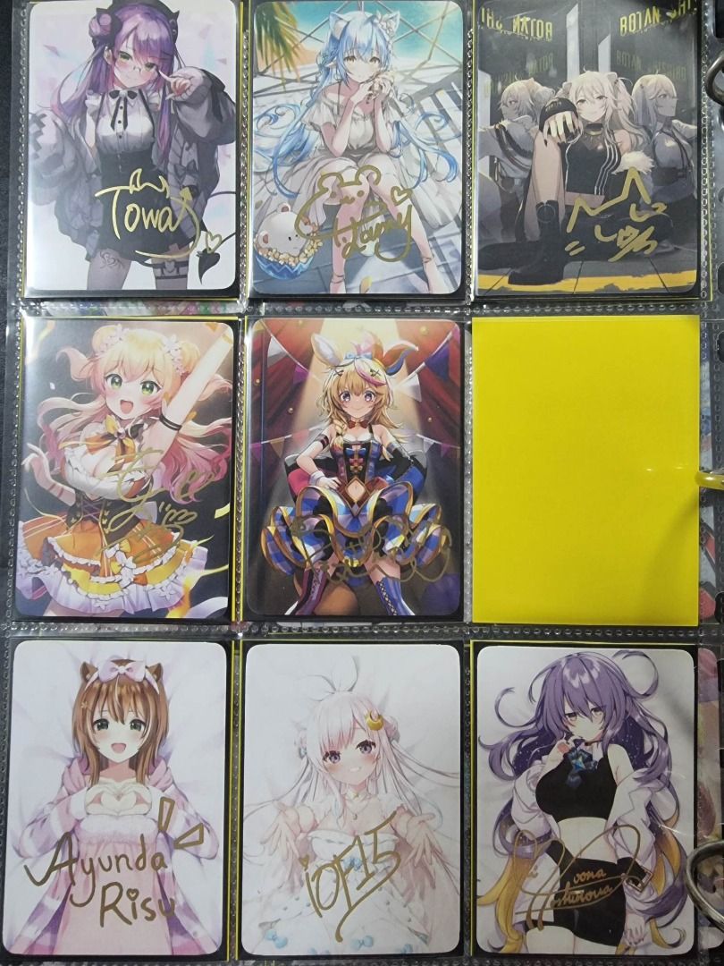 VTUBER HOLOLIVE NIJISANJI SIGNED PHOTO CARDS, Hobbies & Toys, Toys ...