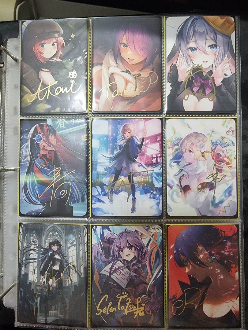 VTUBER HOLOLIVE NIJISANJI SIGNED PHOTO CARDS 2, Hobbies & Toys, Toys ...