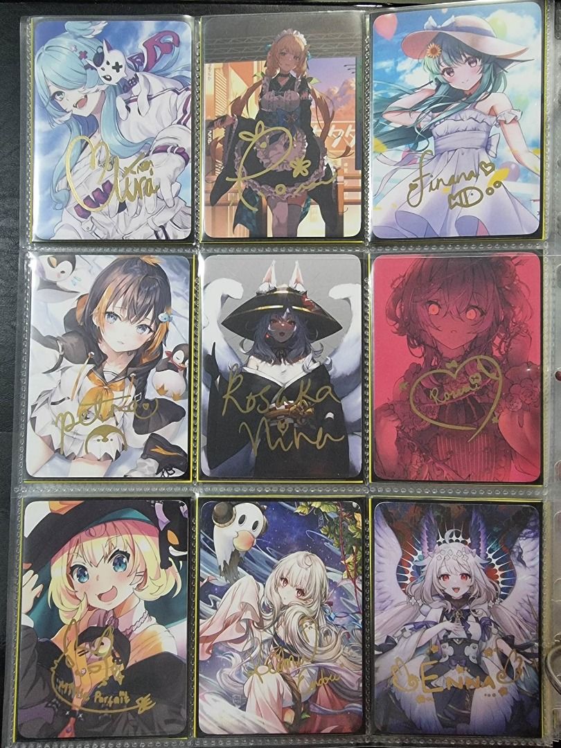 VTUBER HOLOLIVE NIJISANJI SIGNED PHOTO CARDS 2, Hobbies & Toys, Toys ...