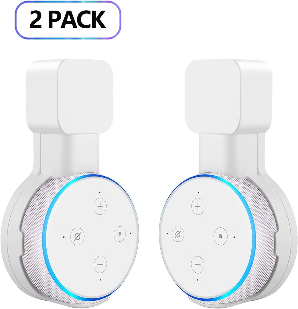 Wall Mount for Echo Dot 3rd Gen, Amazon Alexa Plug-In Mount, Compact ...