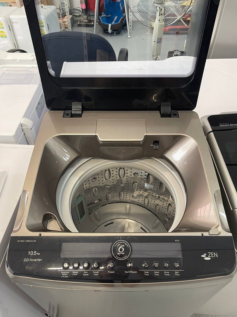 WHIRLPOOL WVED1050AHG TOP LOAD WASHER (10.5KG) ZEN DIRECT DRIVE ...