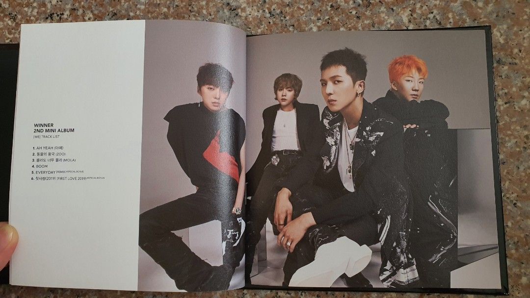 WINNER 2nd Mini Album [WE] Black ver. - Photobook + CD, Hobbies & Toys ...