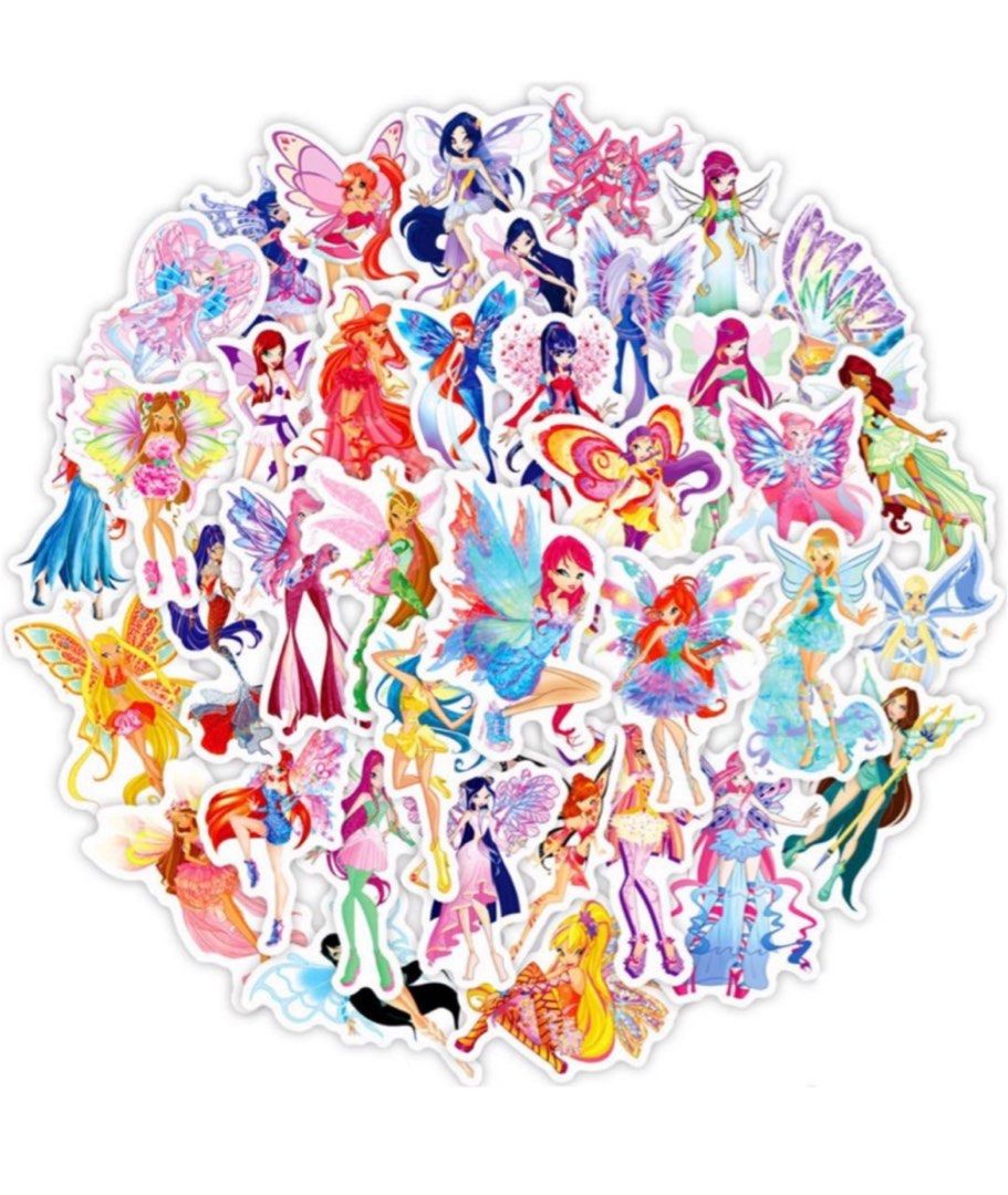 winx club stickers, Hobbies & Toys, Stationery & Craft, Other ...