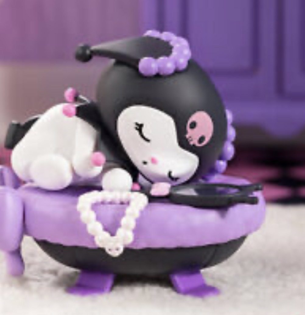 WTS kuromi falling asleep sanrio, Hobbies & Toys, Toys & Games on Carousell