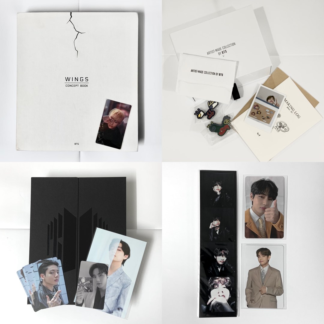 wts/lfb bts taehyung v proof standard butter film strip be pob album ...