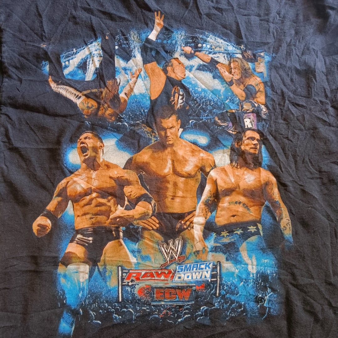 2007 WWE Smackdown x Raw x ECW., Men's Fashion, Tops & Sets, Tshirts ...