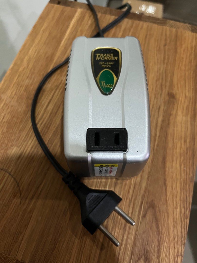 240v to 100v transformer 100watts max Made Japan, Computers & Tech ...