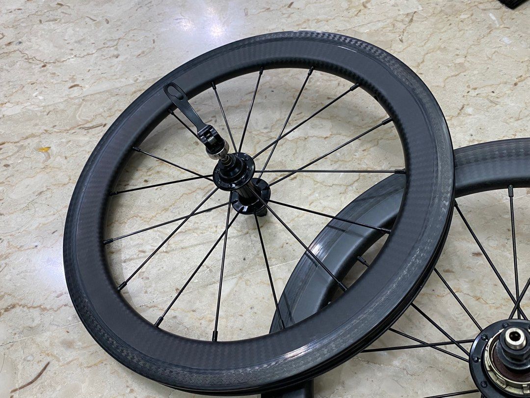 3 Speed External Pikes 3Sixty Brompton Carbon 16” 349 Wheelset, Sports ...