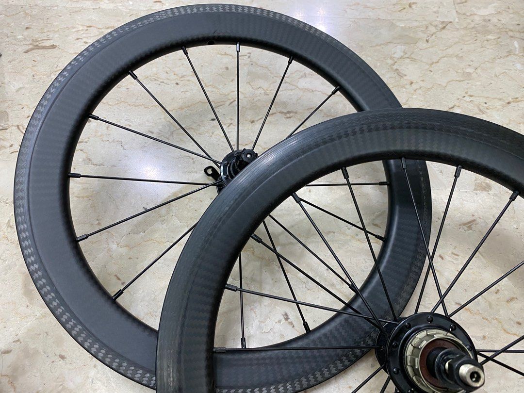 3 Speed External Pikes 3Sixty Brompton Carbon 16” 349 Wheelset, Sports ...