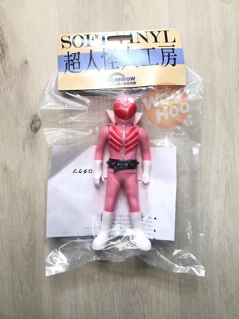 粉紅勇士 五勇士 戰隊 超人怪人工房 sofubi sofvi vinyl 搪膠 膠品 大膠 軟膠 糖膠 ソフビ 怪人 超人 怪獸 bullmark marmit marusan ...