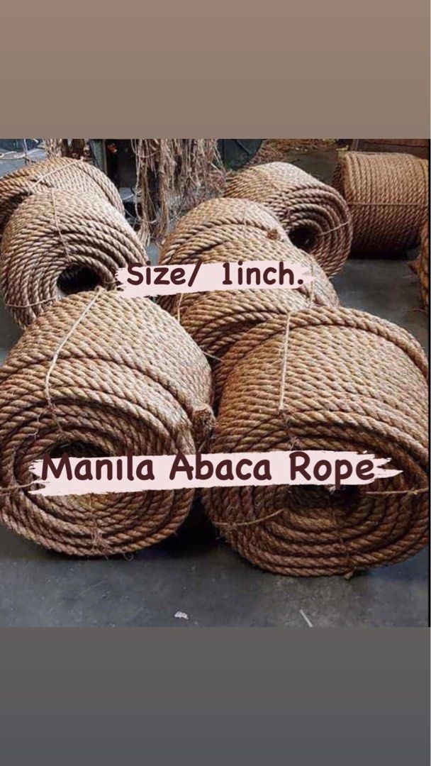Abaca Rope!, Commercial & Industrial, Construction Tools & Equipment on Carousell