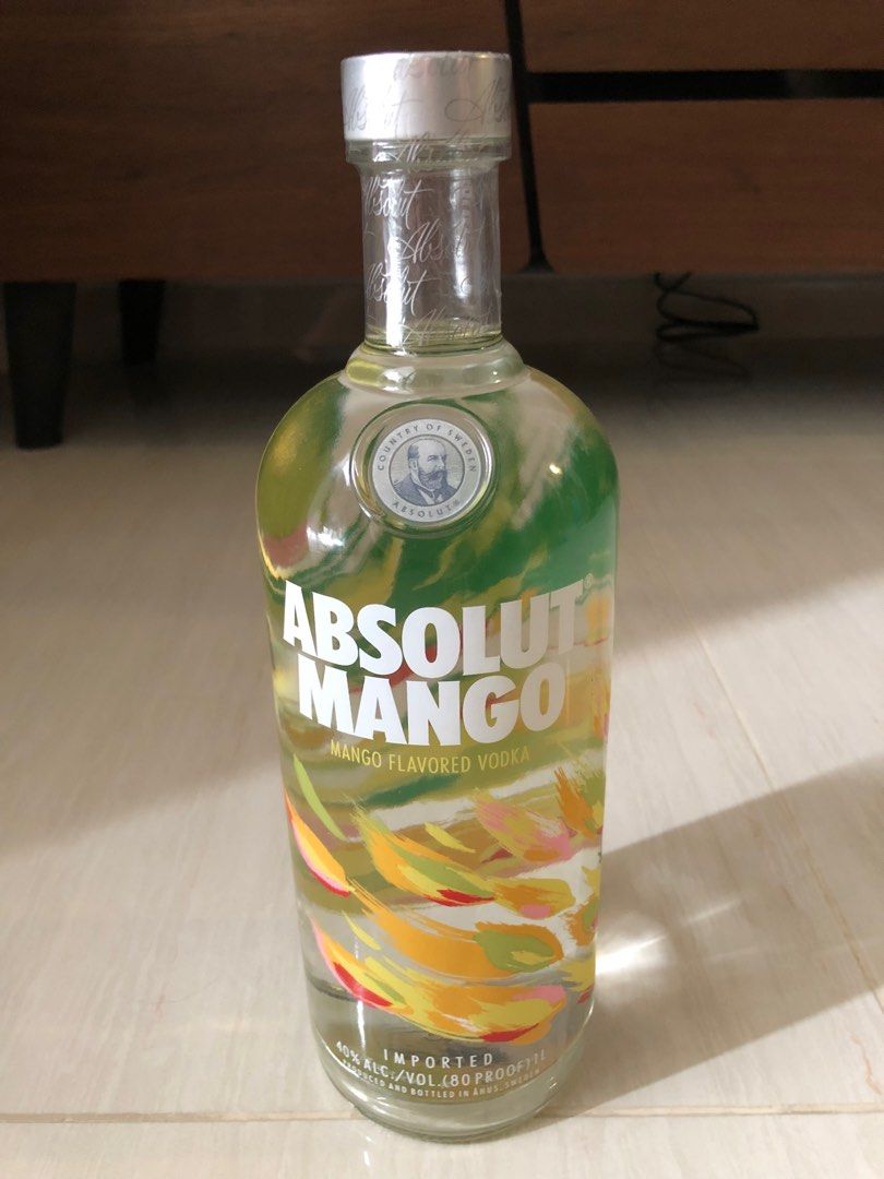 Absolut Mango flavoured Vodka, Food & Drinks, Alcoholic Beverages on ...
