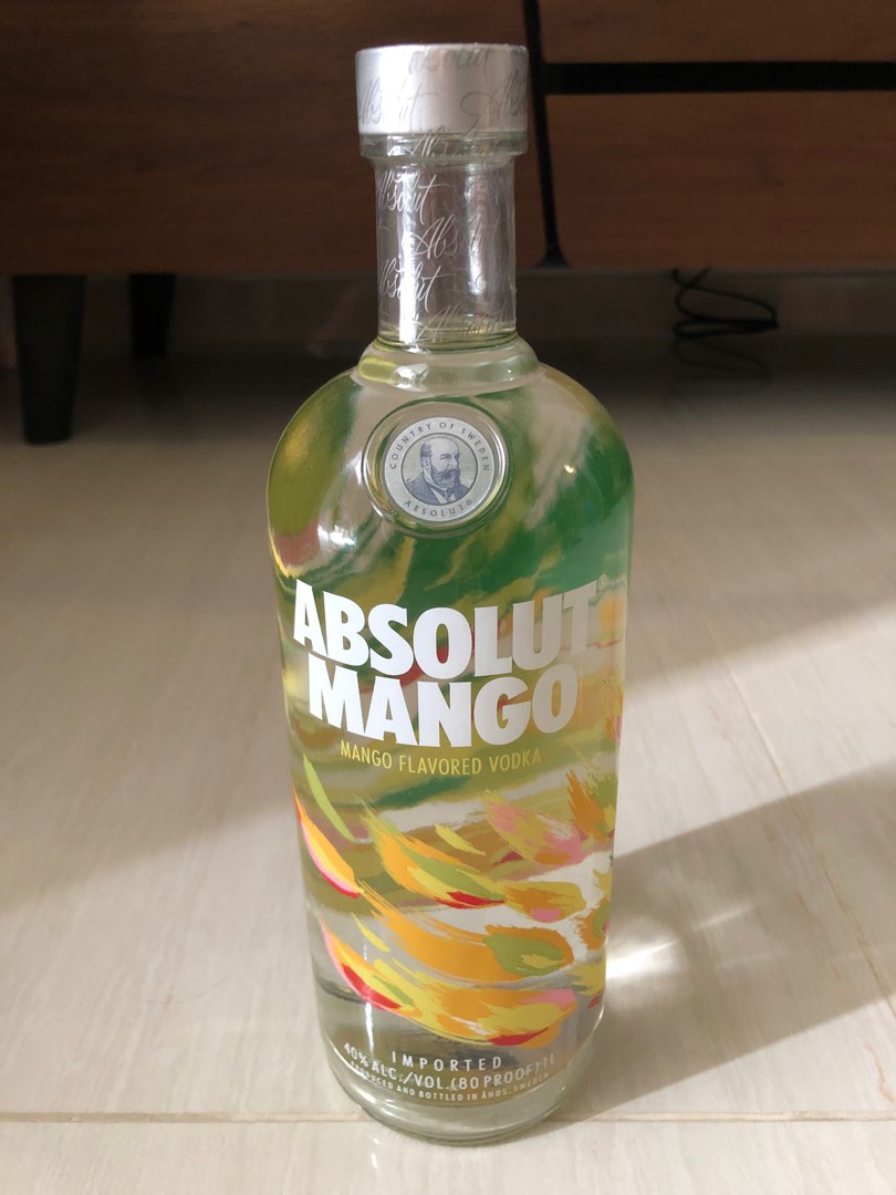 Absolut Mango flavoured Vodka, Food & Drinks, Alcoholic Beverages on ...