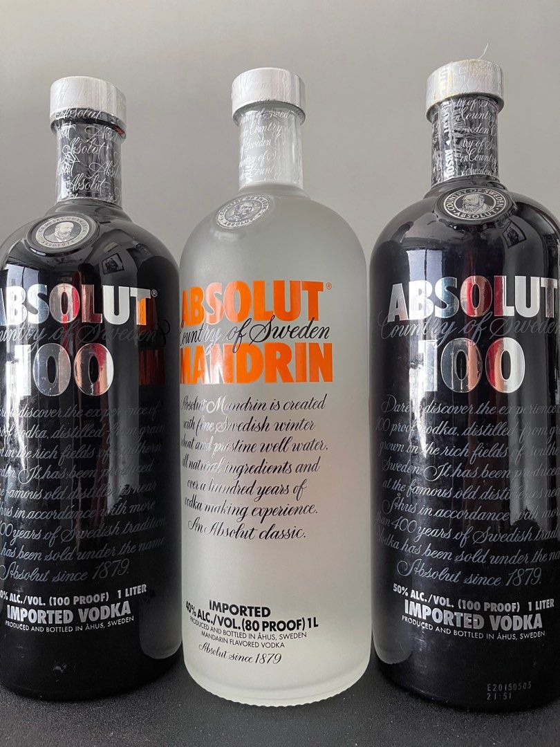 Absolut Vodka, Food & Drinks, Alcoholic Beverages on Carousell
