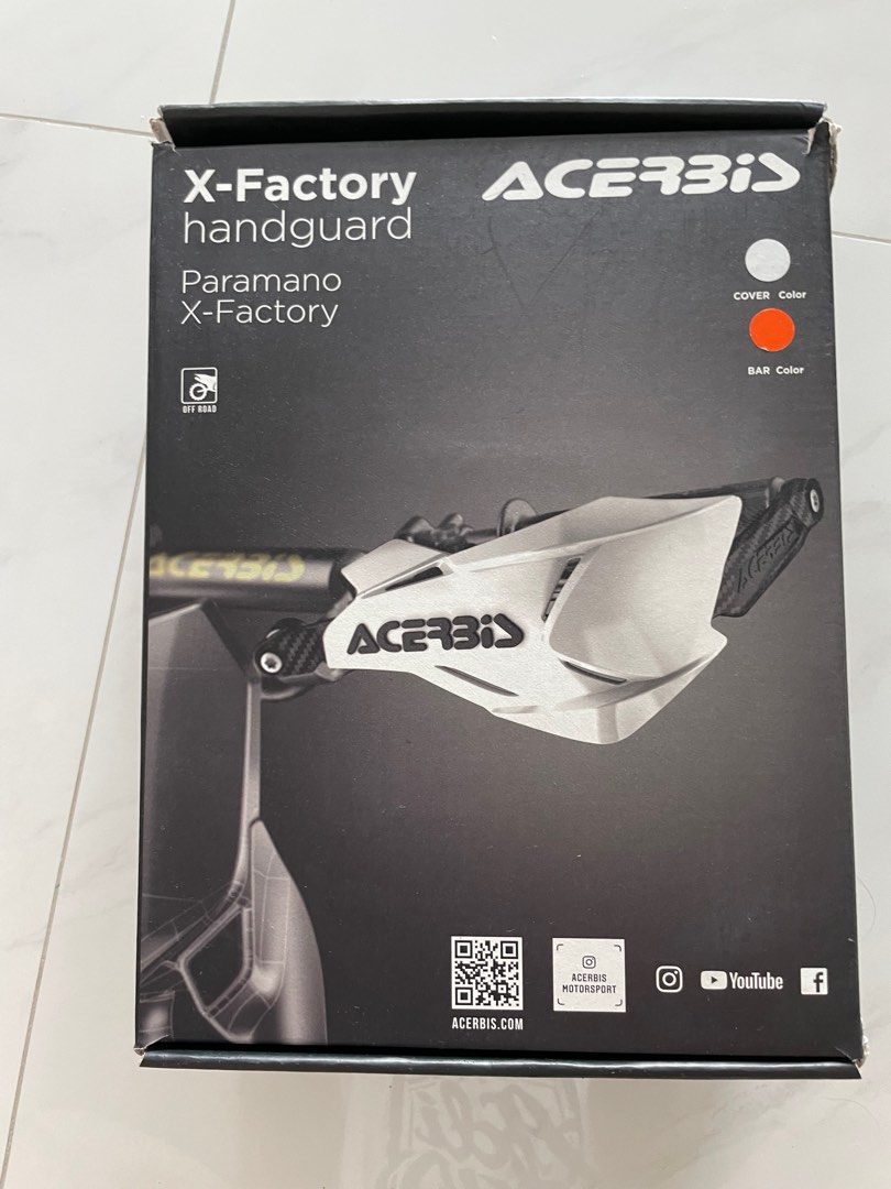 Acerbis X-factory handguard, Motorcycles, Motorcycle Accessories on ...