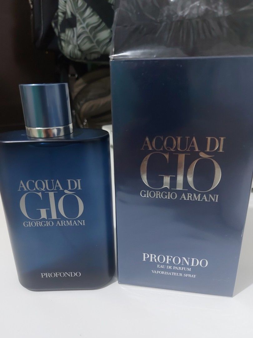 Acqua Di Gio Profondo, Beauty & Personal Care, Fragrance & Deodorants ...