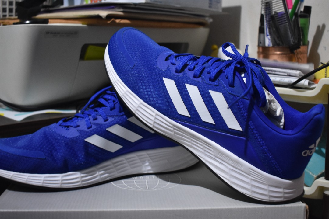 Adidas Duramo SL Running Shoes (Blue), Men's Fashion, Footwear ...