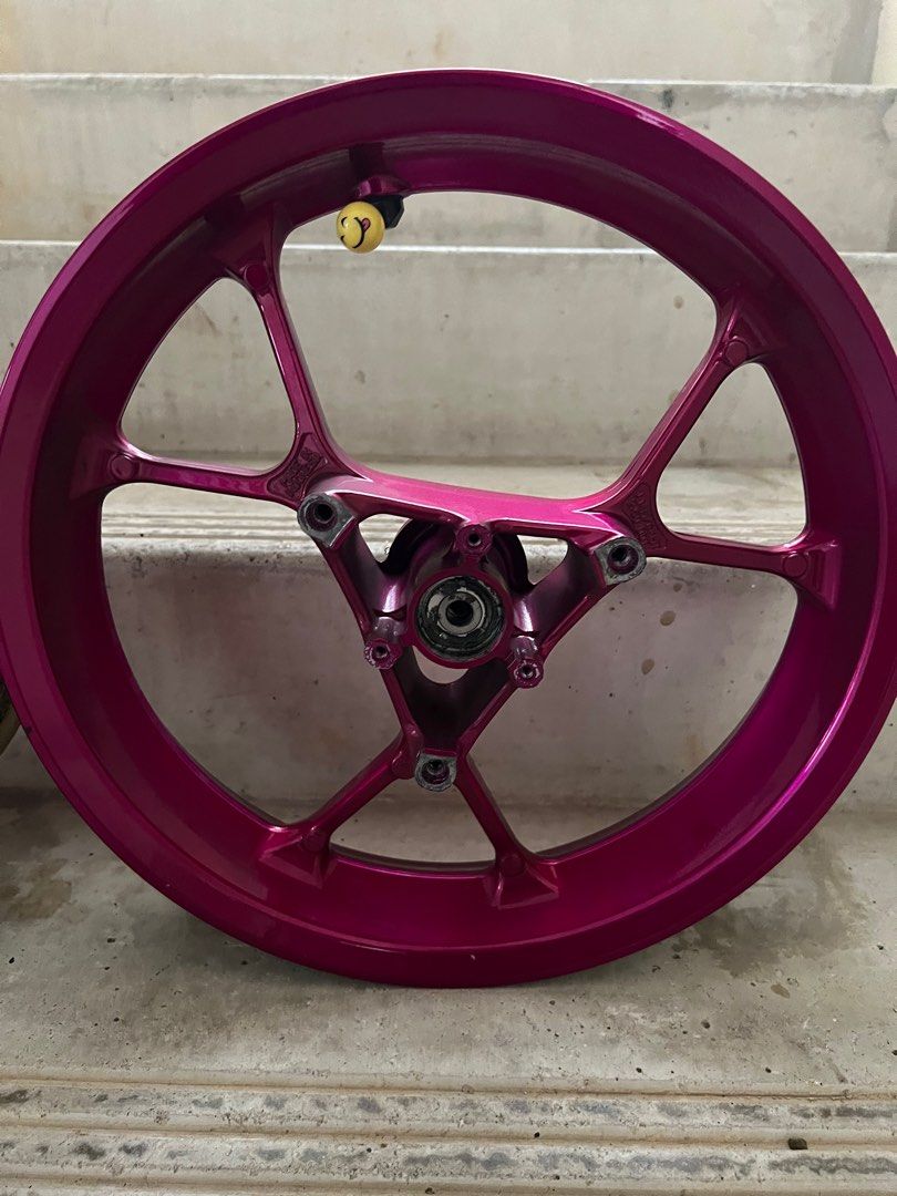 Aerox Magenta Purple Rims, Motorcycles, Motorcycle Accessories on Carousell