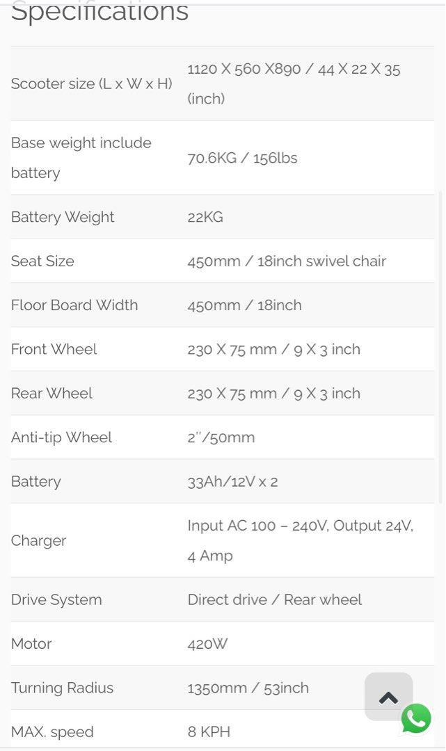 AGIS M9 Mobility Scooter PMA E-scooter, luxury 4 wheeled medium size ...
