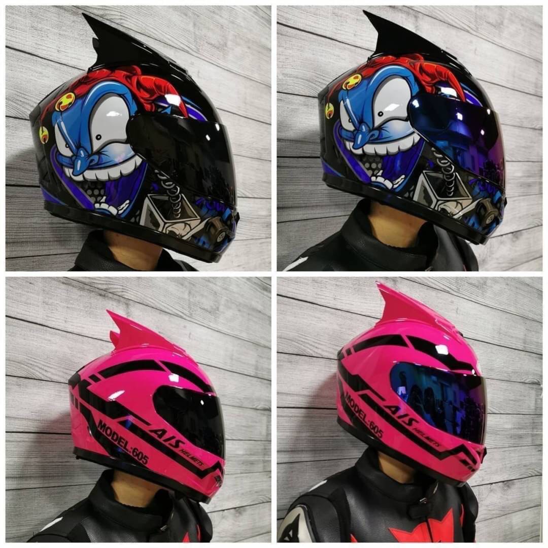 AIS motorbike helmet 100% actual photos of our customer's order model ...
