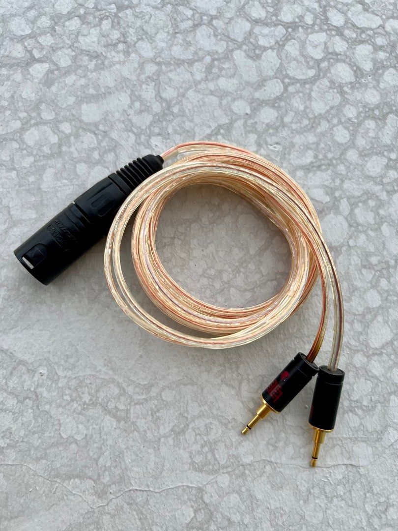Alo audio Ribbon 4pin xlr Jack 2.5mm Eidolic pins headphone upgrade ...