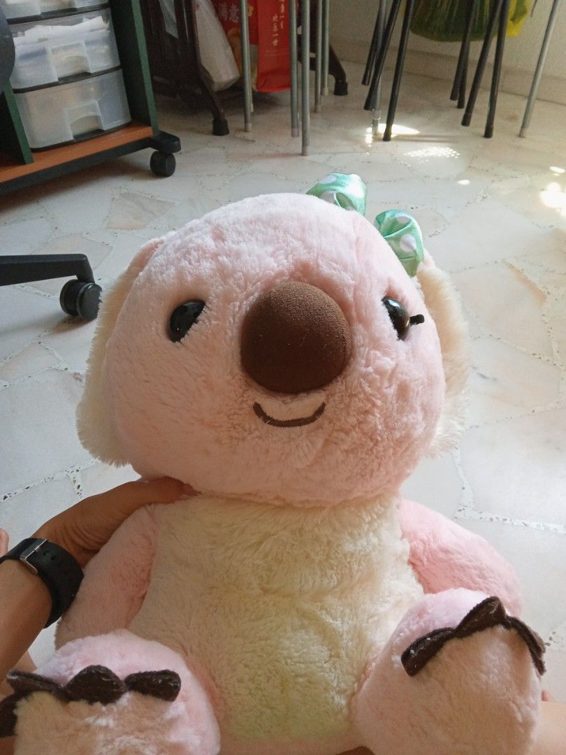 Amuse pink koala bear, Hobbies & Toys, Toys & Games on Carousell