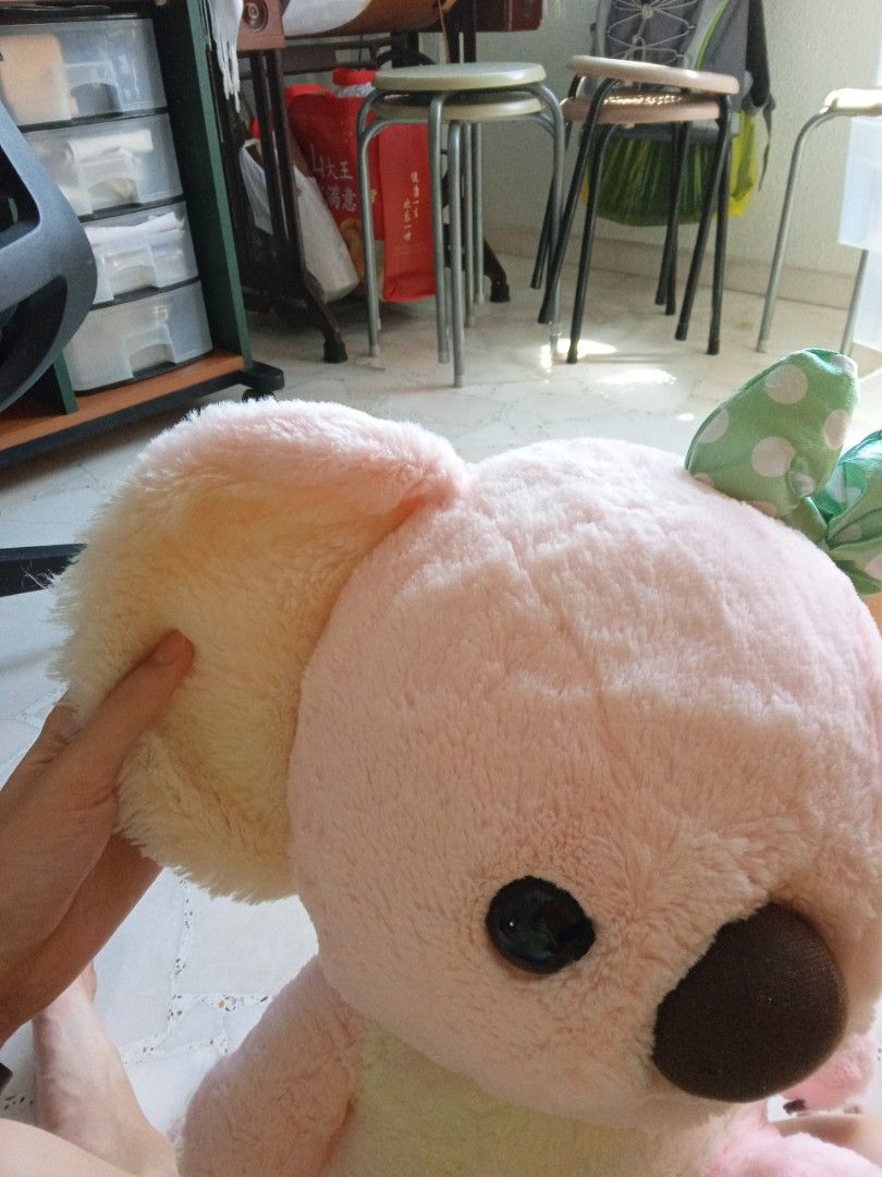 Amuse pink koala bear, Hobbies & Toys, Toys & Games on Carousell