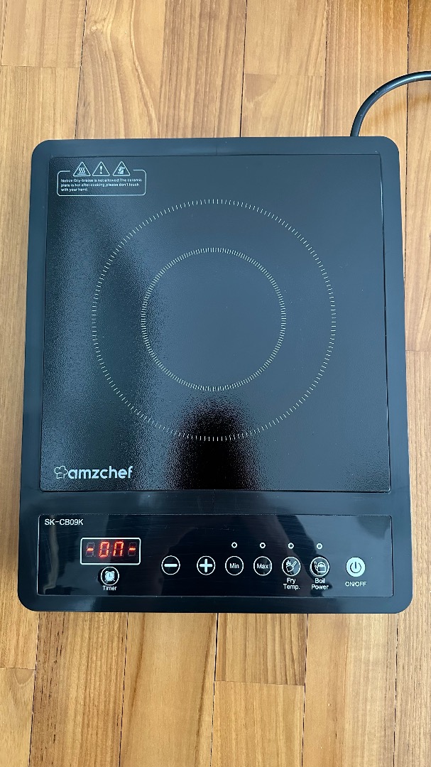 Amzchef Single Induction Hob Induction Cooker, TV & Home Appliances ...