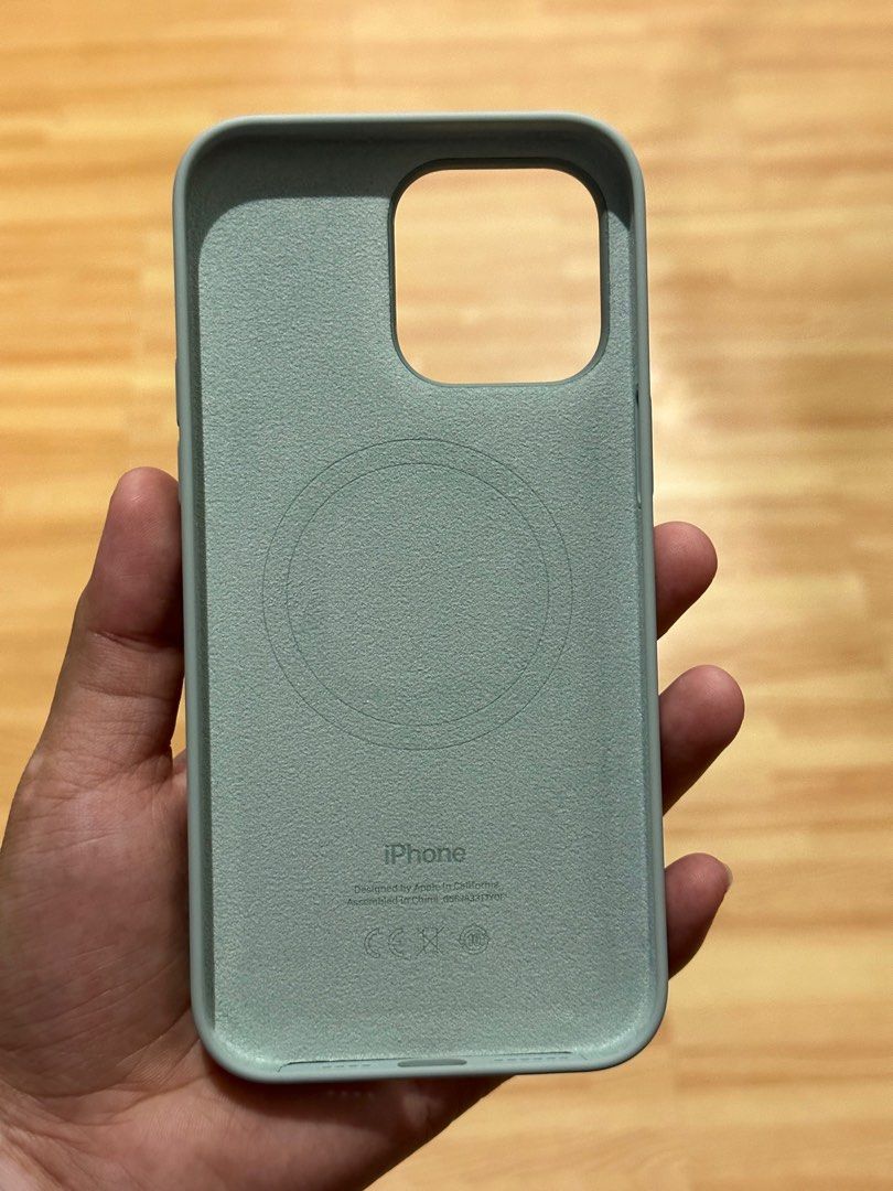 Apple Silicone Case Magsafe For Iphone 14 Pro Max In Succulent Mobile