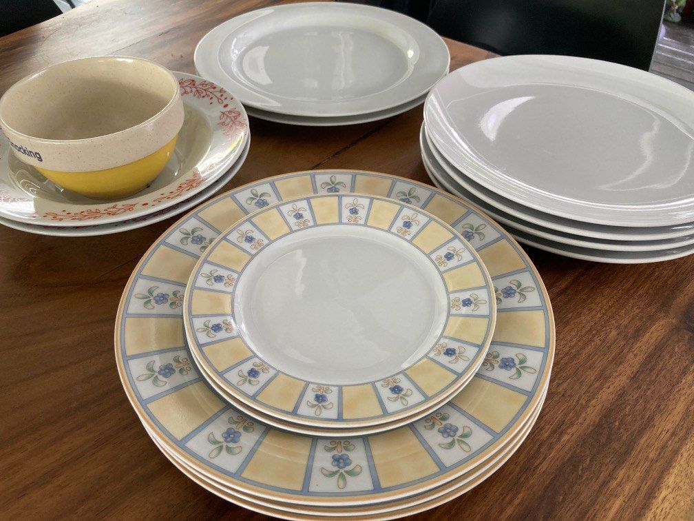 Soon to be gone: Assorted plates, Furniture & Home Living, Kitchenware ...