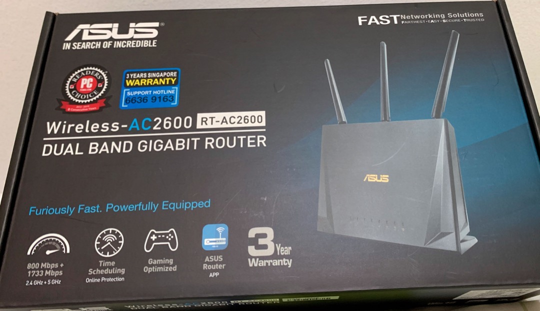 Asus Router (Used) - Fast Wifi Router (Dual Band), Computers & Tech ...
