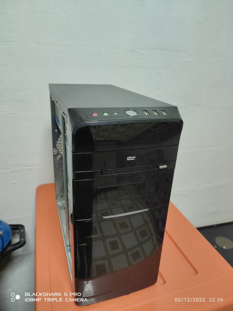 ATX CPU CASING with PSU, Computers & Tech, Desktops on Carousell