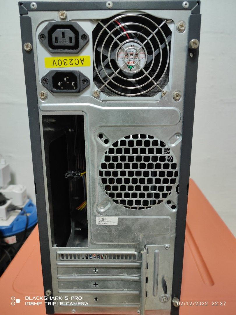 ATX CPU CASING with PSU, Computers & Tech, Desktops on Carousell